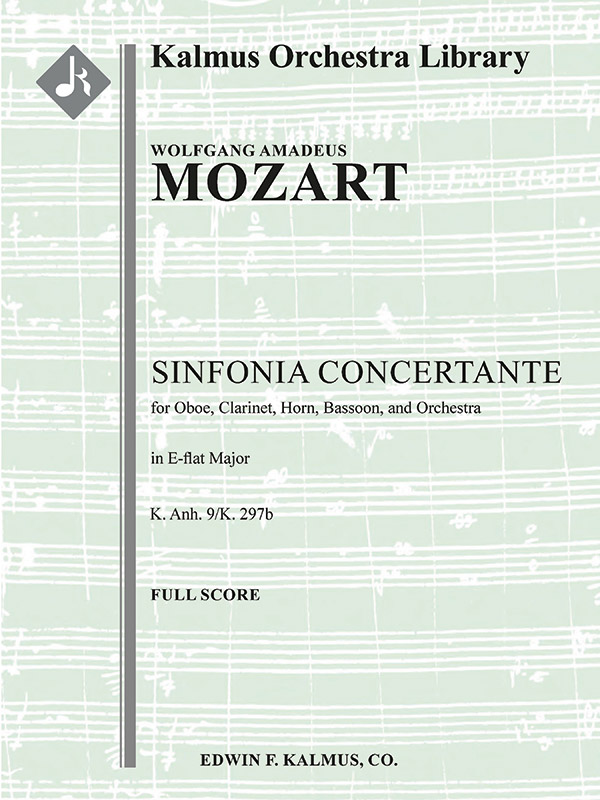 Sinfonia Concertante in Eb, K. Anh. 9/K. 297b (Konzertantes Quartett ...