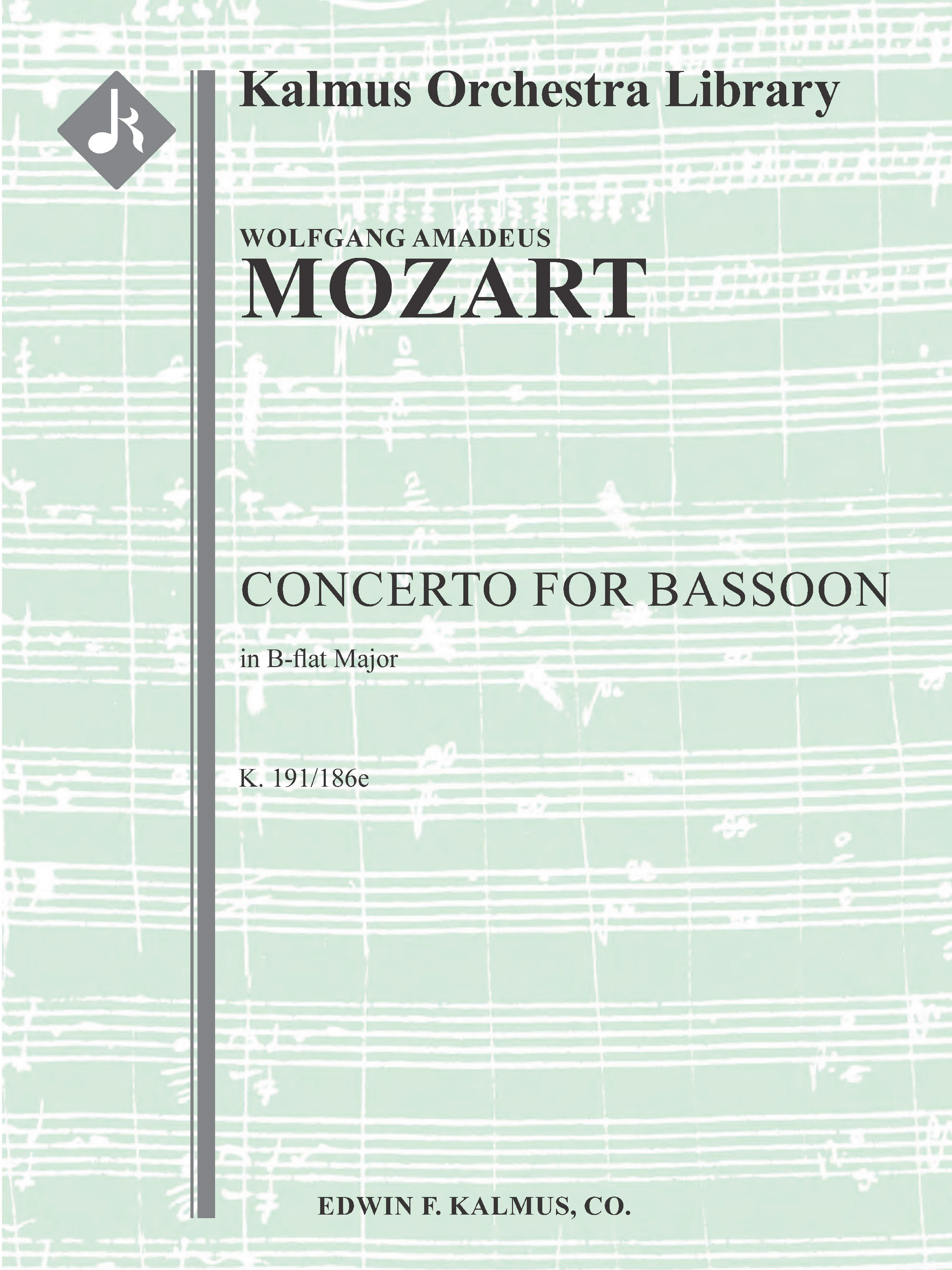 Concerto for Bassoon, K. 191/186e: Full Orchestra, Solo Woodwind(s ...