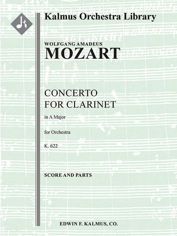 Concerto for Clarinet in A, K. 622: Full Orchestra, Solo Woodwind(s ...
