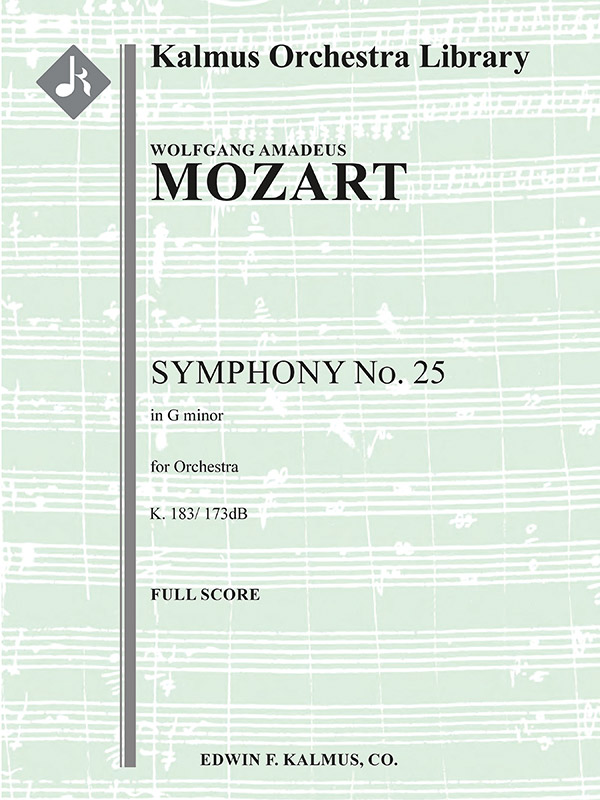 Symphony No. 25 in G minor, K. 183/173dB: Full Orchestra, Ensemble ...