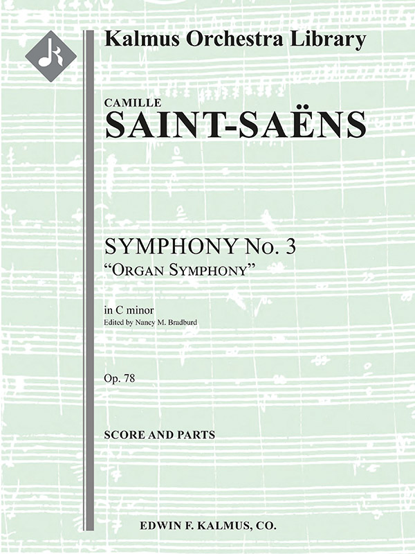 Symphony No. 3 in C minor, Op. 78: Organ Symphony: Conductor Score ...