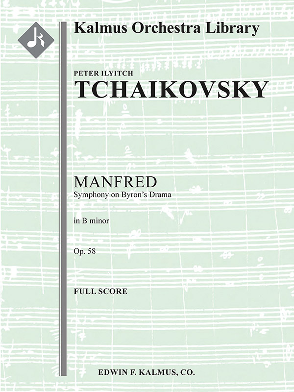 Manfred Symphony, Op. 58: Full Orchestra Conductor Score: Peter ...