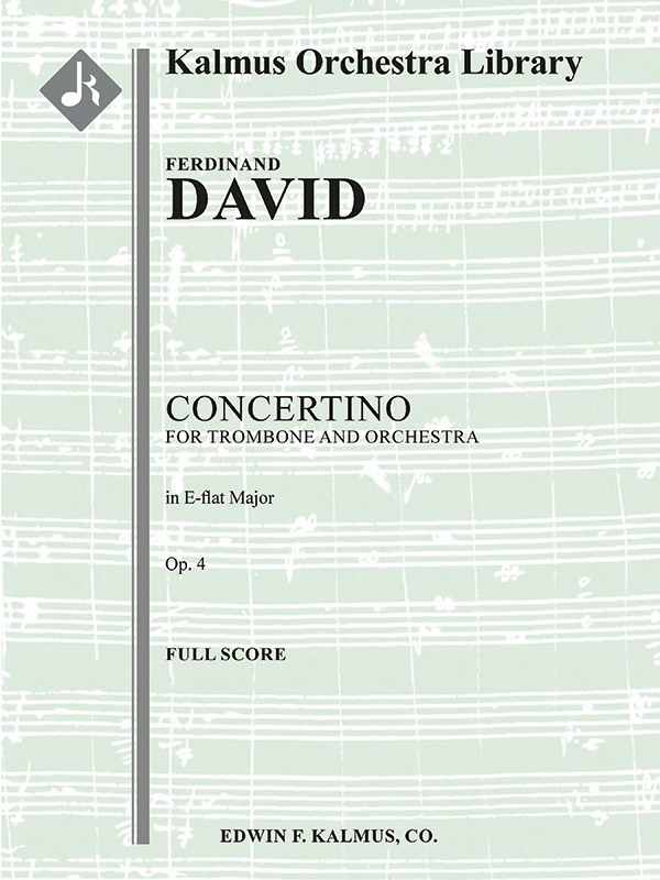 Concertino for Trombone, Op. 4: : Ferdinand David | Sheet Music