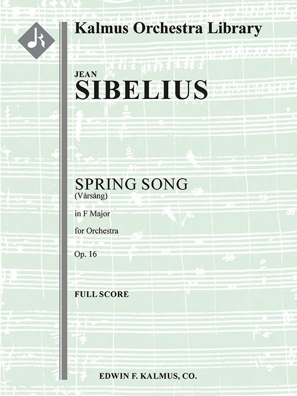 Spring Song, Op. 16 (Vaersaeng): Full Orchestra, Ensemble Works ...