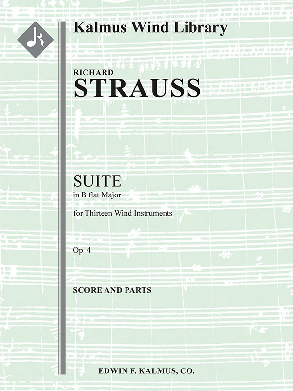 Suite in B flat for 13 Wind Instruments, Op. 4: Wind Ensemble, Ensemble ...