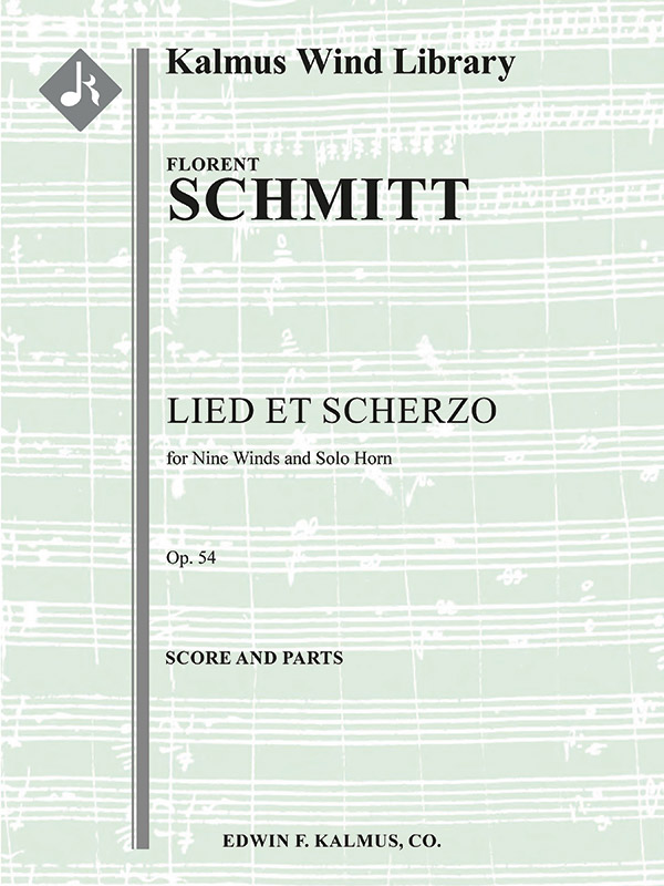Lied et Scherzo, Op. 54 for Solo Horn and Wind Nonet: Wind Ensemble ...