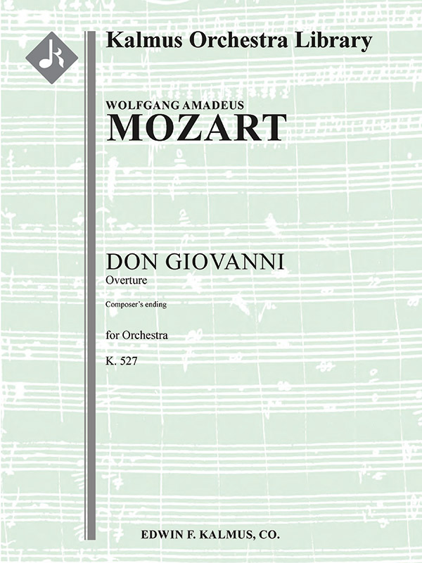 Mozart Libretto Don Giovanni (Full Score And Parts) – W. A. Mozart Don ...