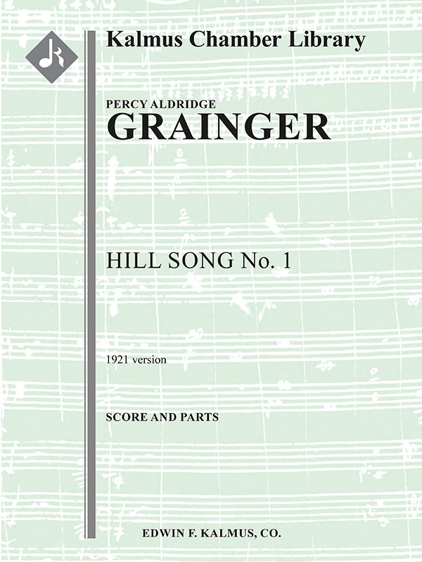 Hill Song No. 1 (1921 version): Large Chamber Ensemble Score & Parts ...