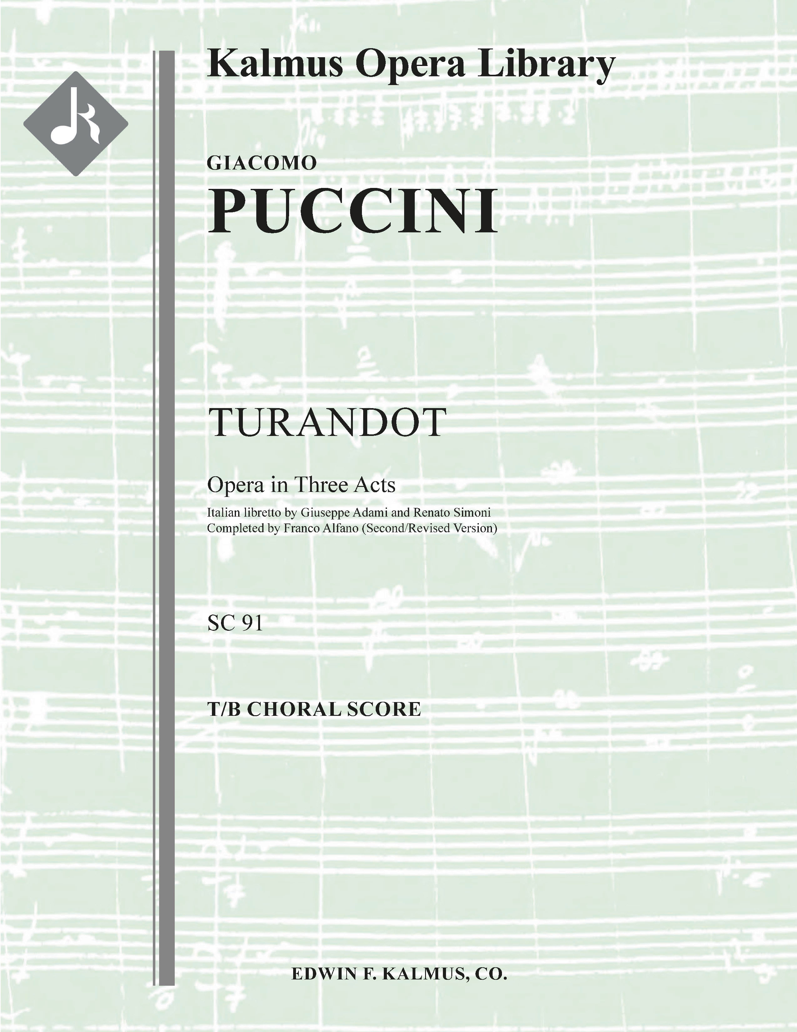 Turandot (Alfano II - Revised Completion): Serious Opera, Orchestra ...