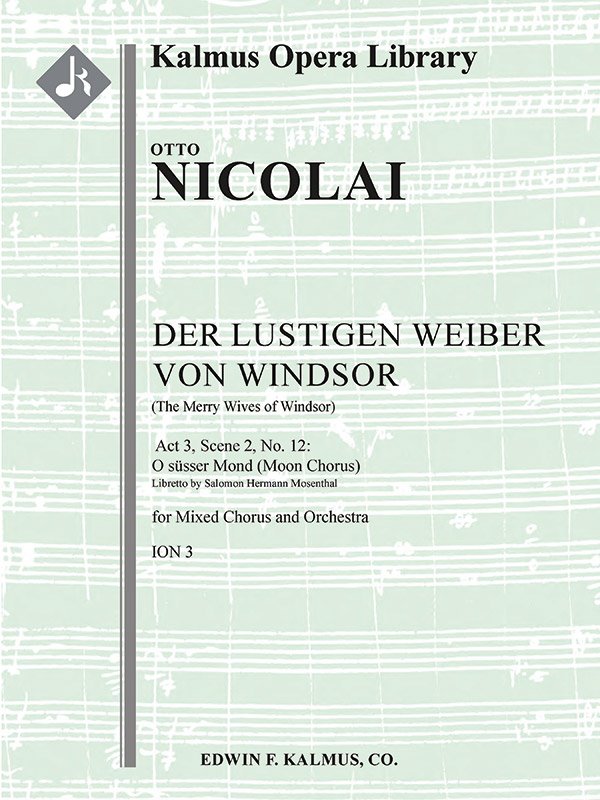 Der Lustigen Weiber von Windsor (The Merry Wives of Windsor): Act 3 ...