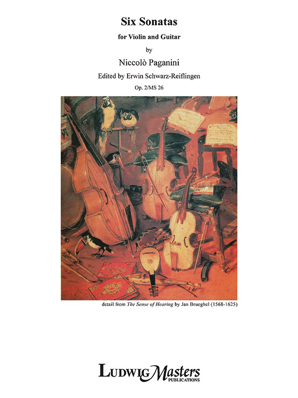Six Sonatas for Violin and Guitar, Op. 2/MS 26: String Duo & Ensemble, Duo, Parts: Niccolo ...