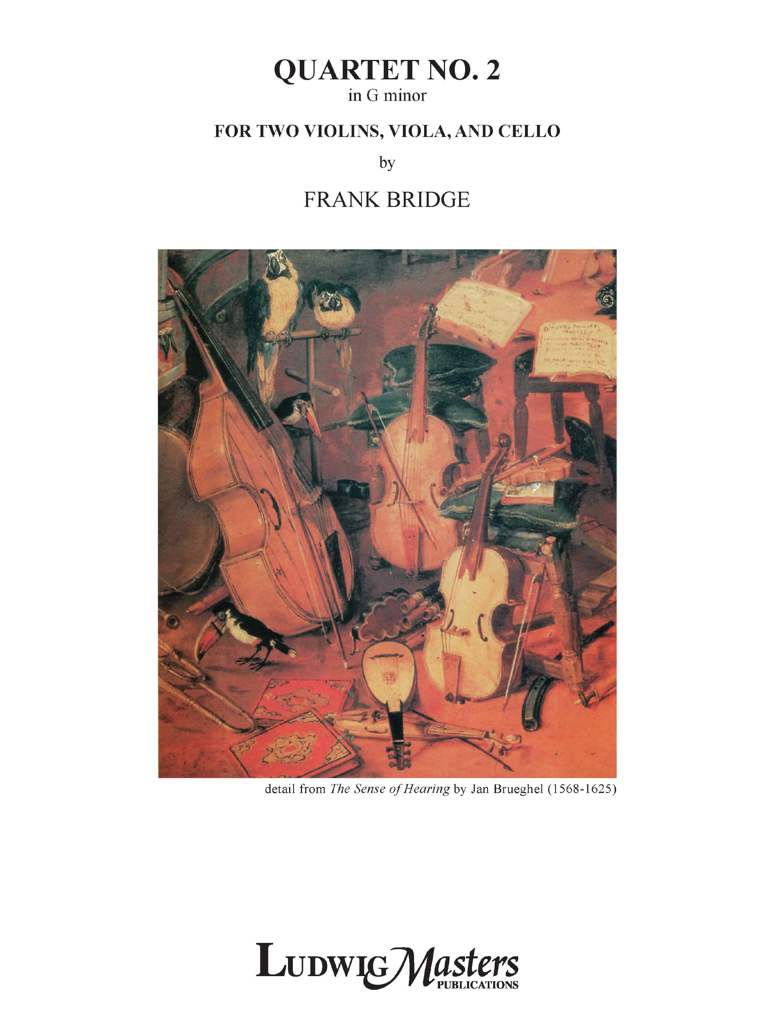 Quartet No. 2 in G Minor: String Duo & Ensemble, Quartet, Score and Parts: Frank Bridge | Sheet ...