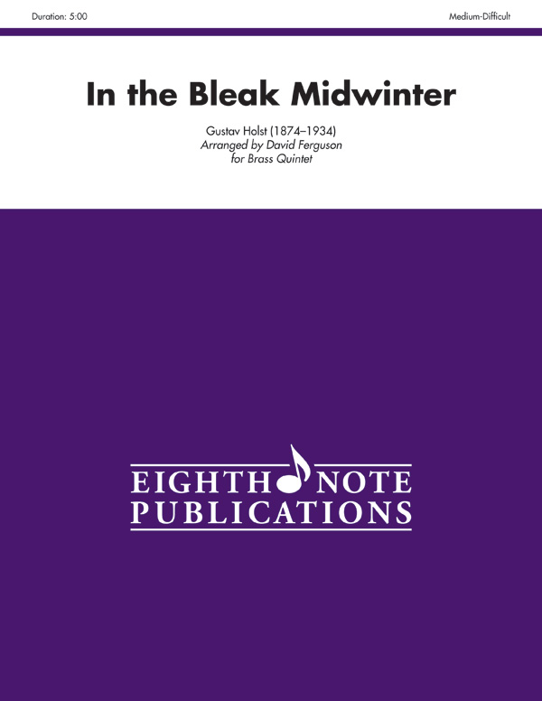 In the Bleak Midwinter: Brass Quintet Score & Parts: Gustav Holst ...