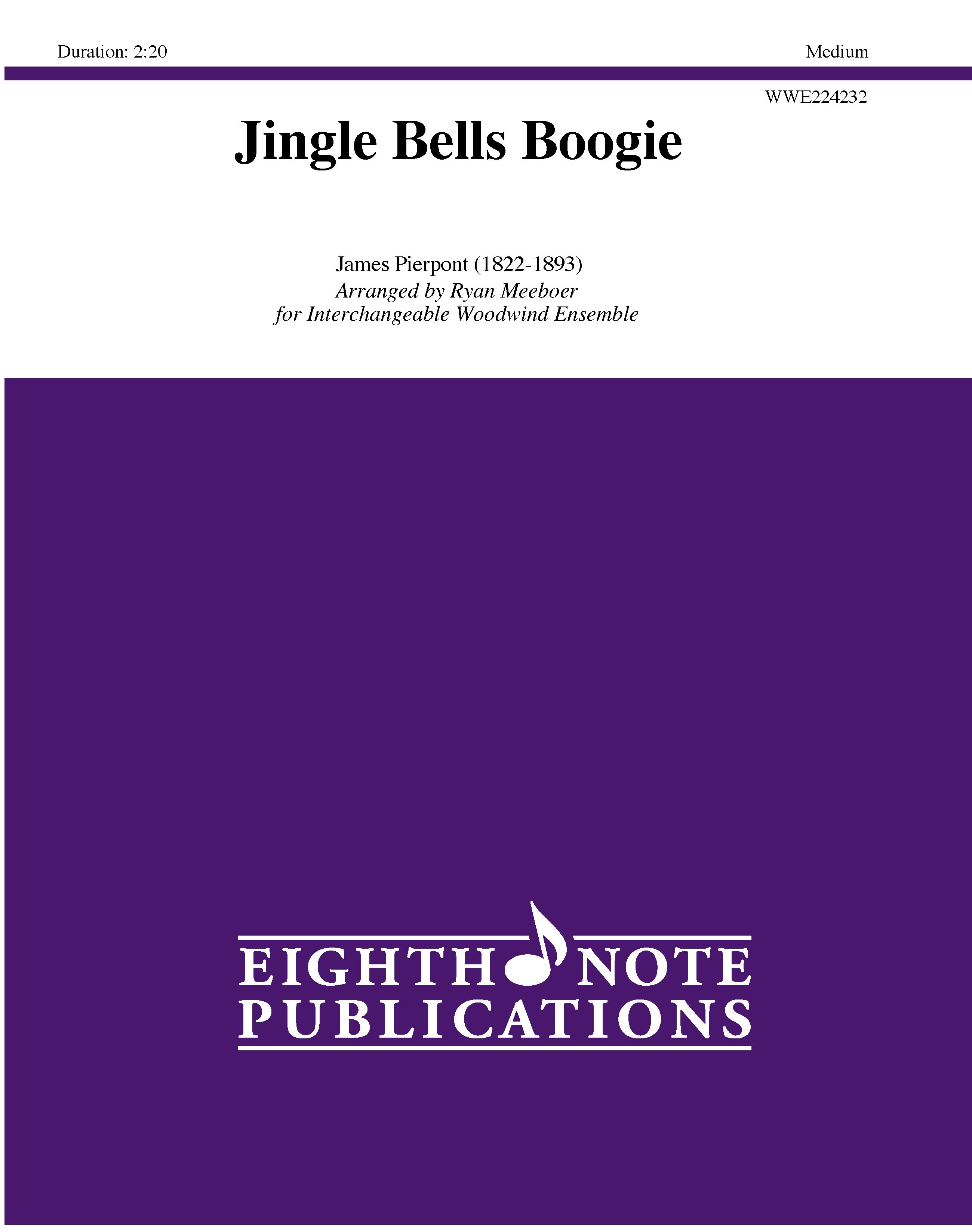 Jingle Bells Boogie: Interchangeable Woodwind Ensemble, Conductor Score ...