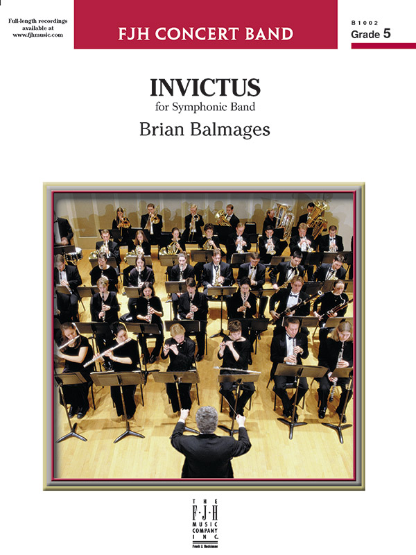 Invictus: Concert Band Conductor Score & Parts: Brian Balmages | Sheet ...