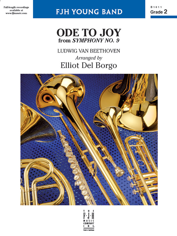 Ode to Joy: Concert Band Conductor Score & Parts: Ludwig van Beethoven ...