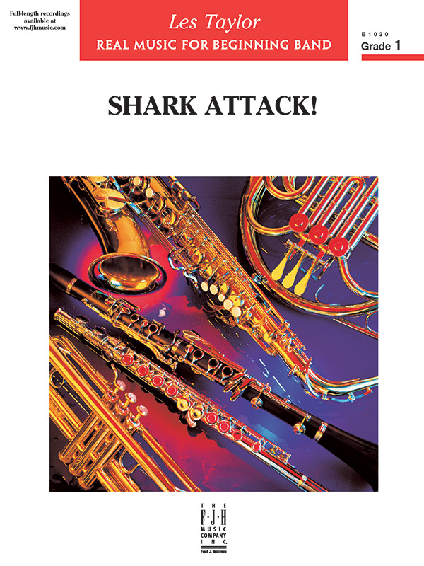 Shark Attack!: Concert Band Conductor Score: Les Taylor | Sheet Music