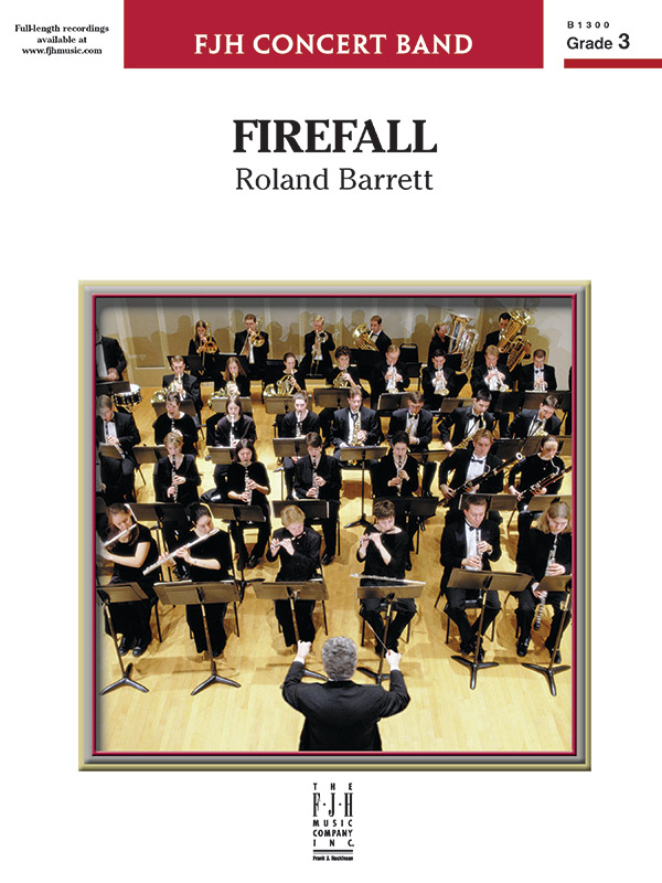 Firefall: Concert Band Conductor Score: Roland Barrett | Sheet Music