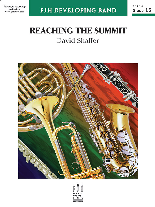 Reaching the Summit: : David Shaffer - Digital Sheet Music Download