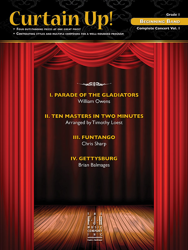 Curtain Up! (Complete Concert Beginning Band Vol.1): Baritone/Euphonium ...