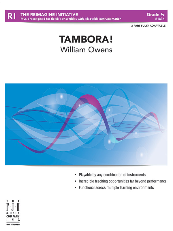 Tambora!: Concert Band Conductor Score & Parts: William Owens | Sheet Music