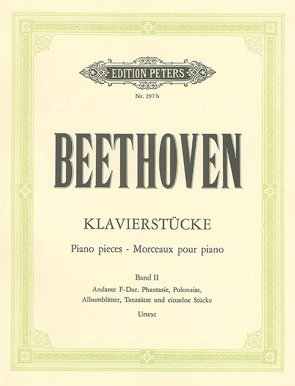 Album of Piano Pieces Vol.2: Piano Solo: Ludwig van Beethoven | Sheet Music