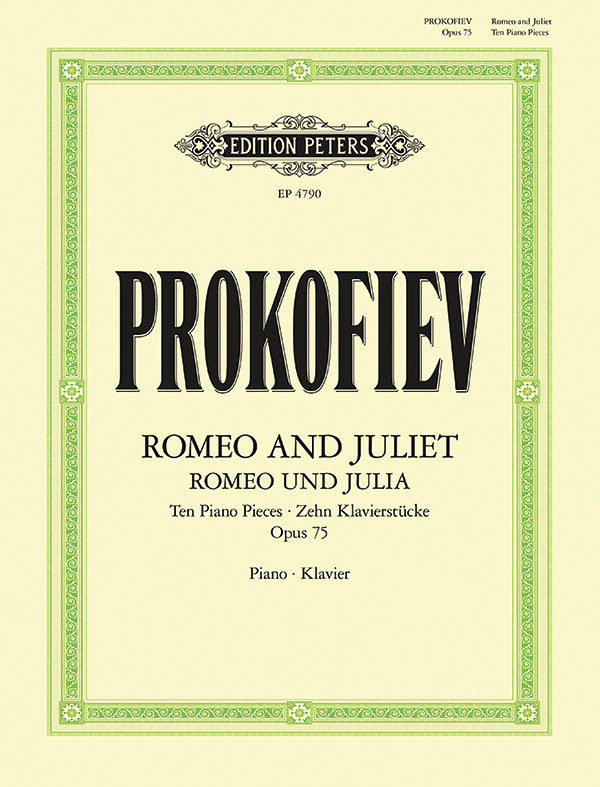 Romeo and Juliet: Ten Piano Pieces Op. 75: Piano Solo: Sergei Prokofiev | Sheet Music