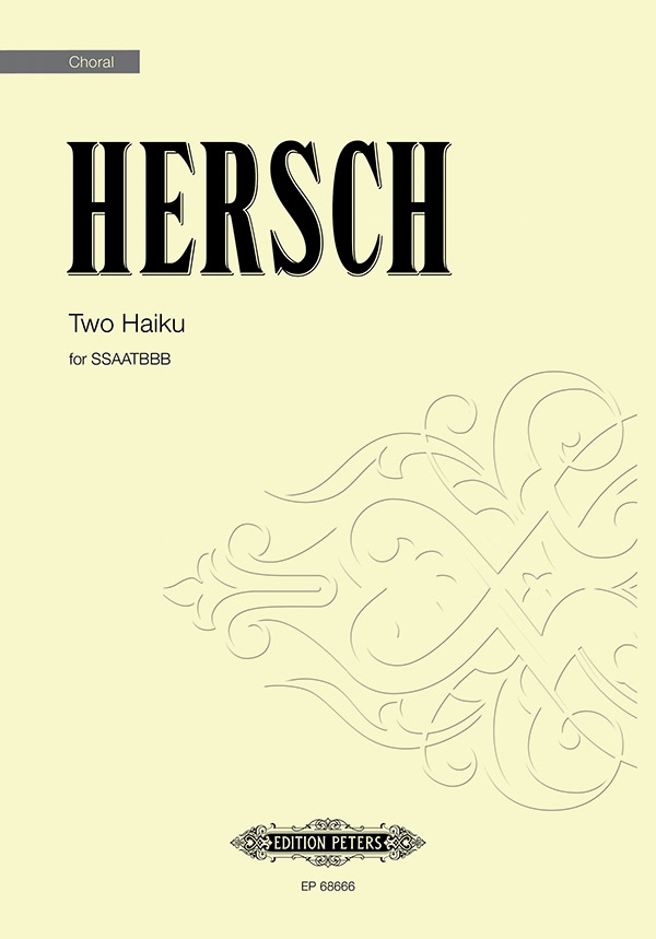 Two Haiku: Choral Works (inc. Oratorios): Fred Hersch | Sheet Music