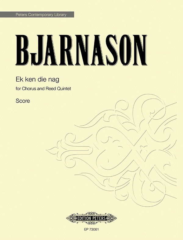 Ek ken die nag: Choral Conductor Score: Daníel Bjarnason | Sheet Music