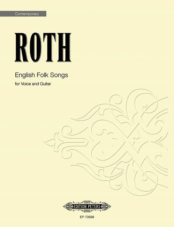 English Folk Songs: Vocal/Guitar Book: Alec Roth | Sheet Music
