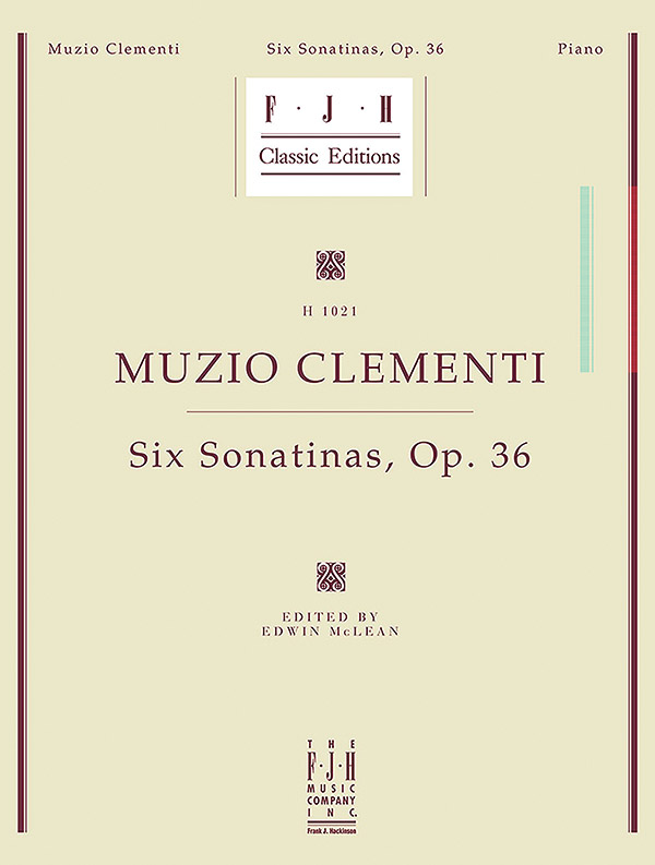 Muzio Clementi-Six Sonatinas Op. 36: Piano Book | Sheet Music