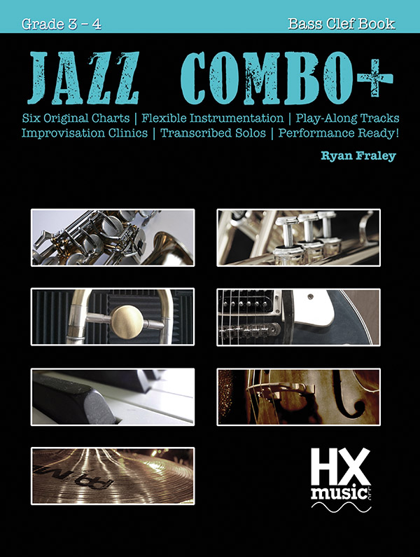 Jazz Combo+ Bass Clef Book 1: Bass_Clef Instruments Method Book: Ryan ...
