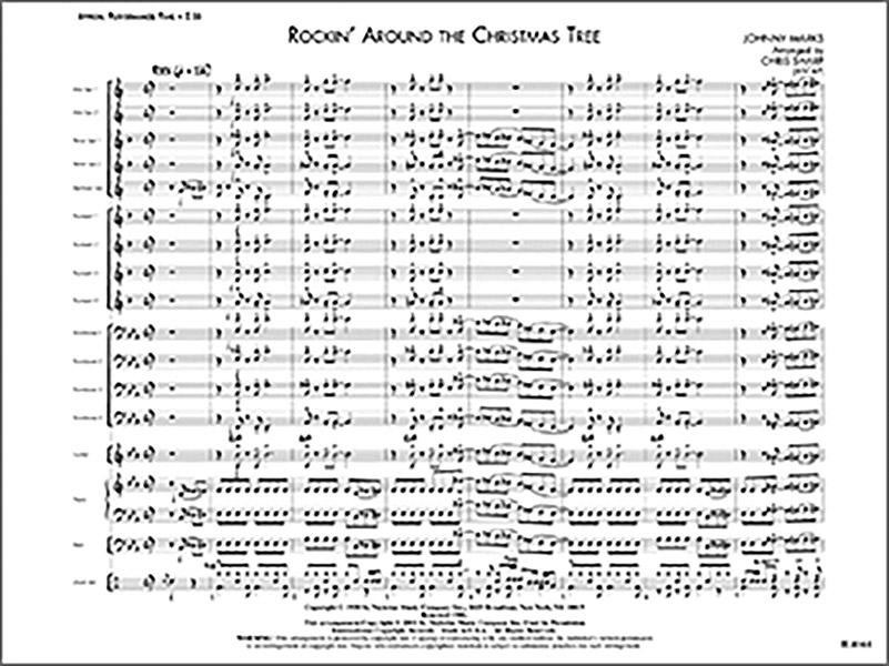 Rockin' Around the Christmas Tree: Jazz Ensemble Conductor Score ...