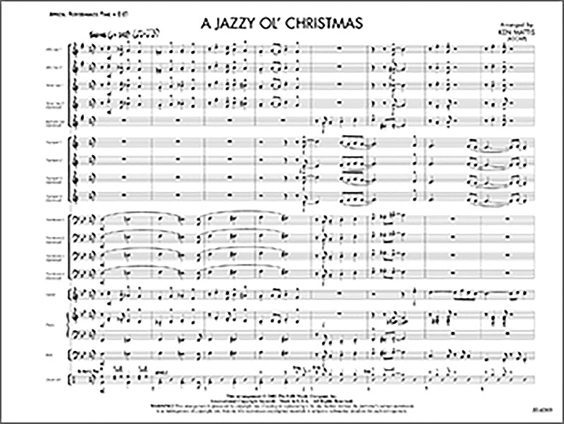 A Jazzy Ol' Christmas: Jazz Ensemble Conductor Score | Sheet Music