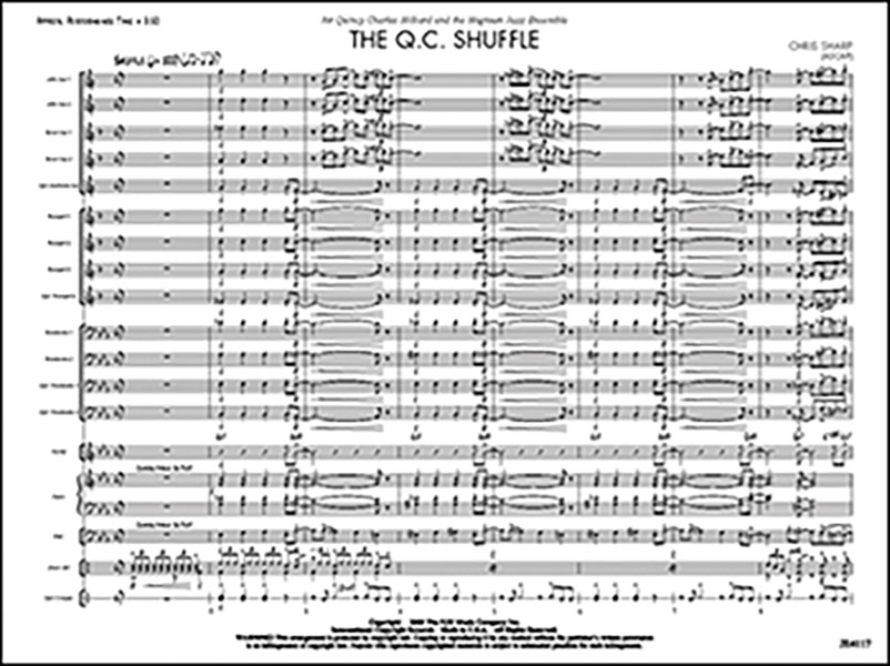 The Q.C. Shuffle: Jazz Ensemble Conductor Score: Chris Sharp | Sheet Music