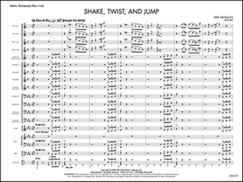 Shake, Twist, and Jump: Trumpet 3: Trumpet 3 Part: Erik Morales ...