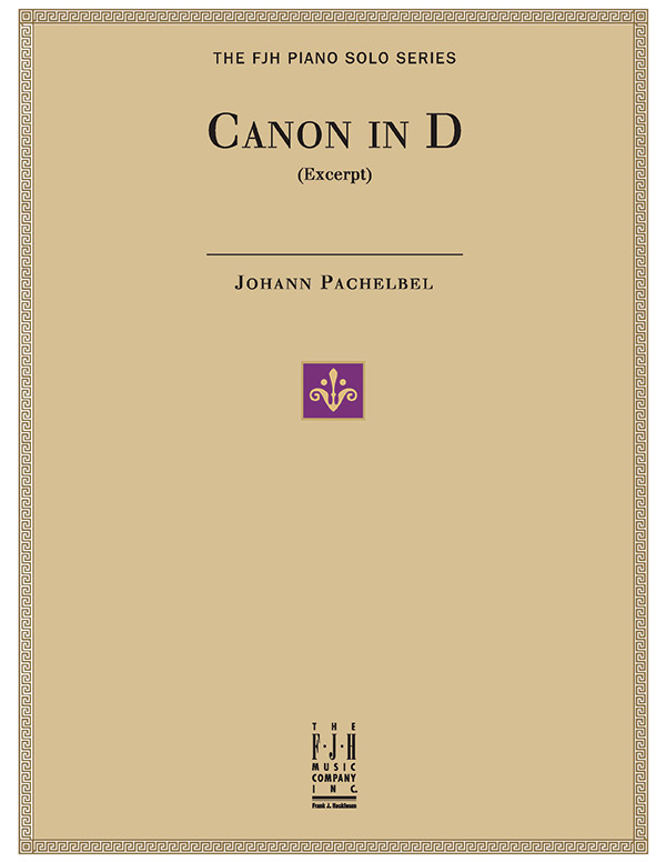 Canon in D (Excerpt): Piano: Johann Pachelbel - Digital Sheet Music ...