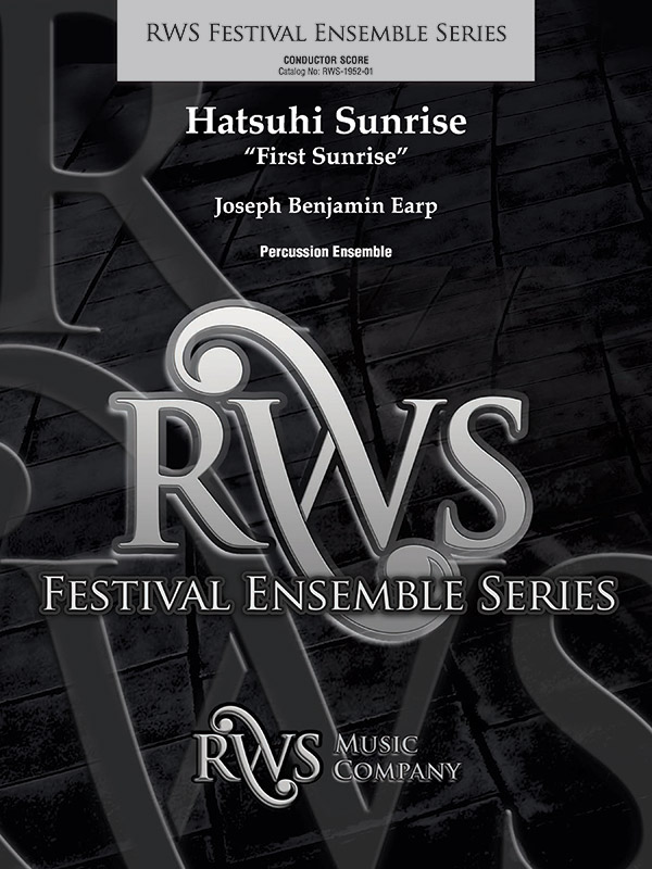 Hatsuhi Sunrise: Percussion Ensemble Conductor Score: Joseph Benjamin ...