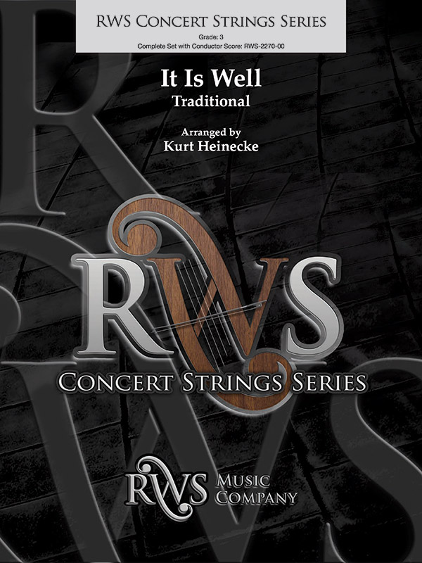 It Is Well: String Orchestra Conductor Score & Parts - Digital Sheet ...