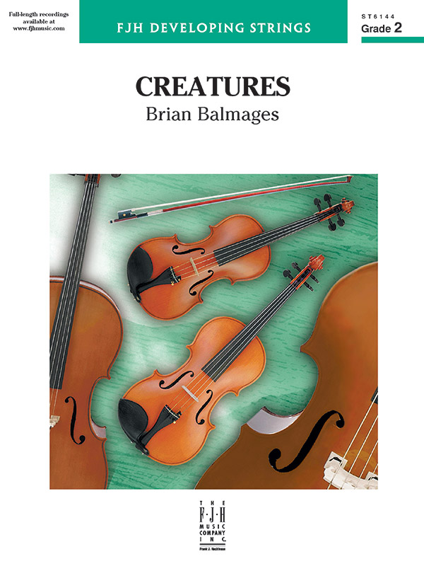 Creatures: String Orchestra Conductor Score & Parts: Brian Balmages ...