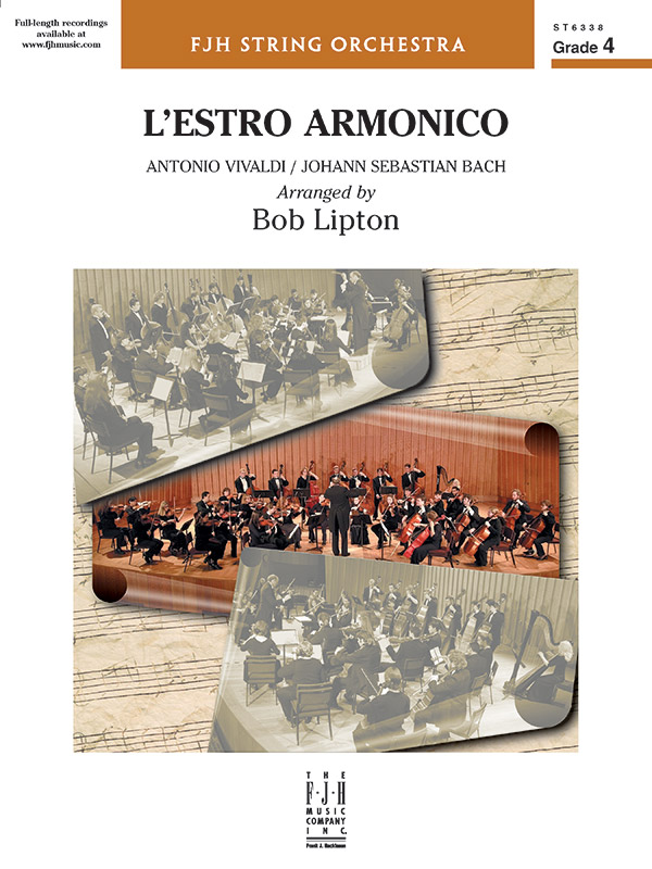 L'estro armonico: String Orchestra Conductor Score: J.S. Bach | Sheet Music