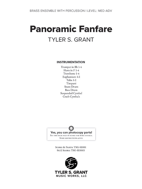 Panoramic Fanfare: 2nd B-flat Trumpet: 2nd B-flat Trumpet Part - Digital Sheet Music Download