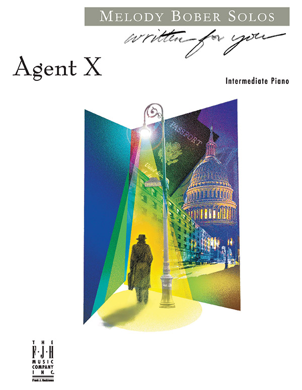 Agent X: Piano: Melody Bober - Digital Sheet Music Download