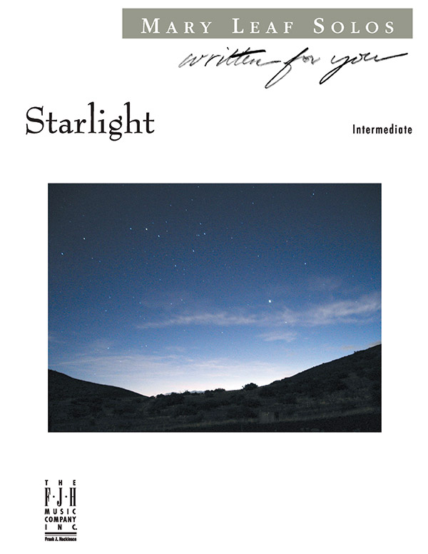 Starlight: Piano: Mary Leaf - Digital Sheet Music Download