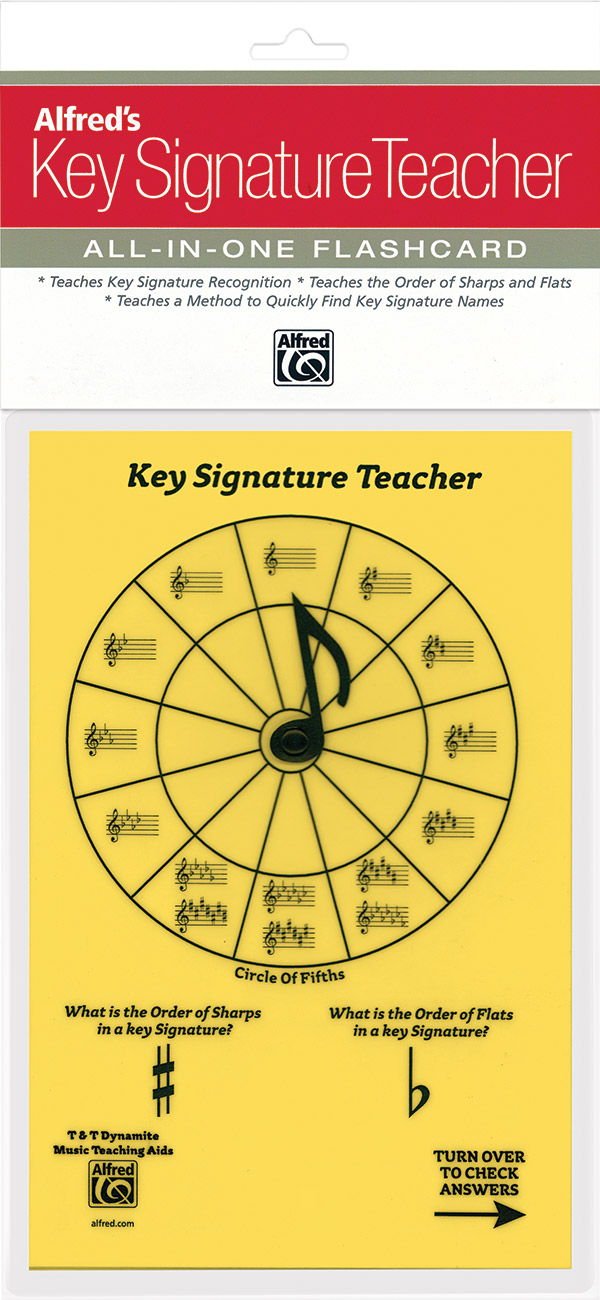Alfred's Key Signature Teacher: All-In-One Flashcard (Yellow): Piano ...
