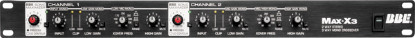 BBE MAX-X3 2 Way Stereo/3 Way Mono Crossover with Built In Sonic ...